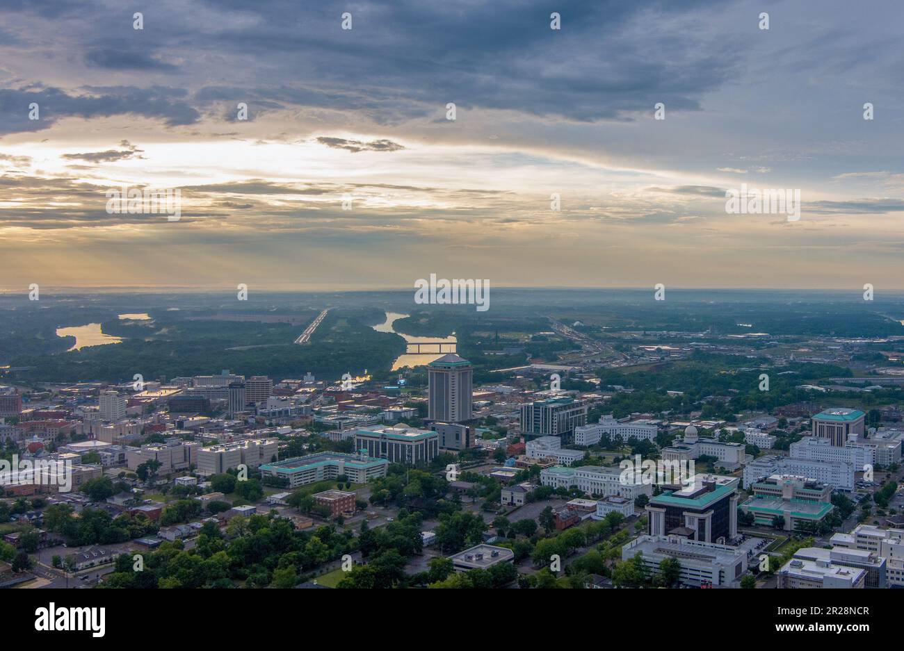 Montgomery alabama aerial hi-res stock photography and images - Alamy