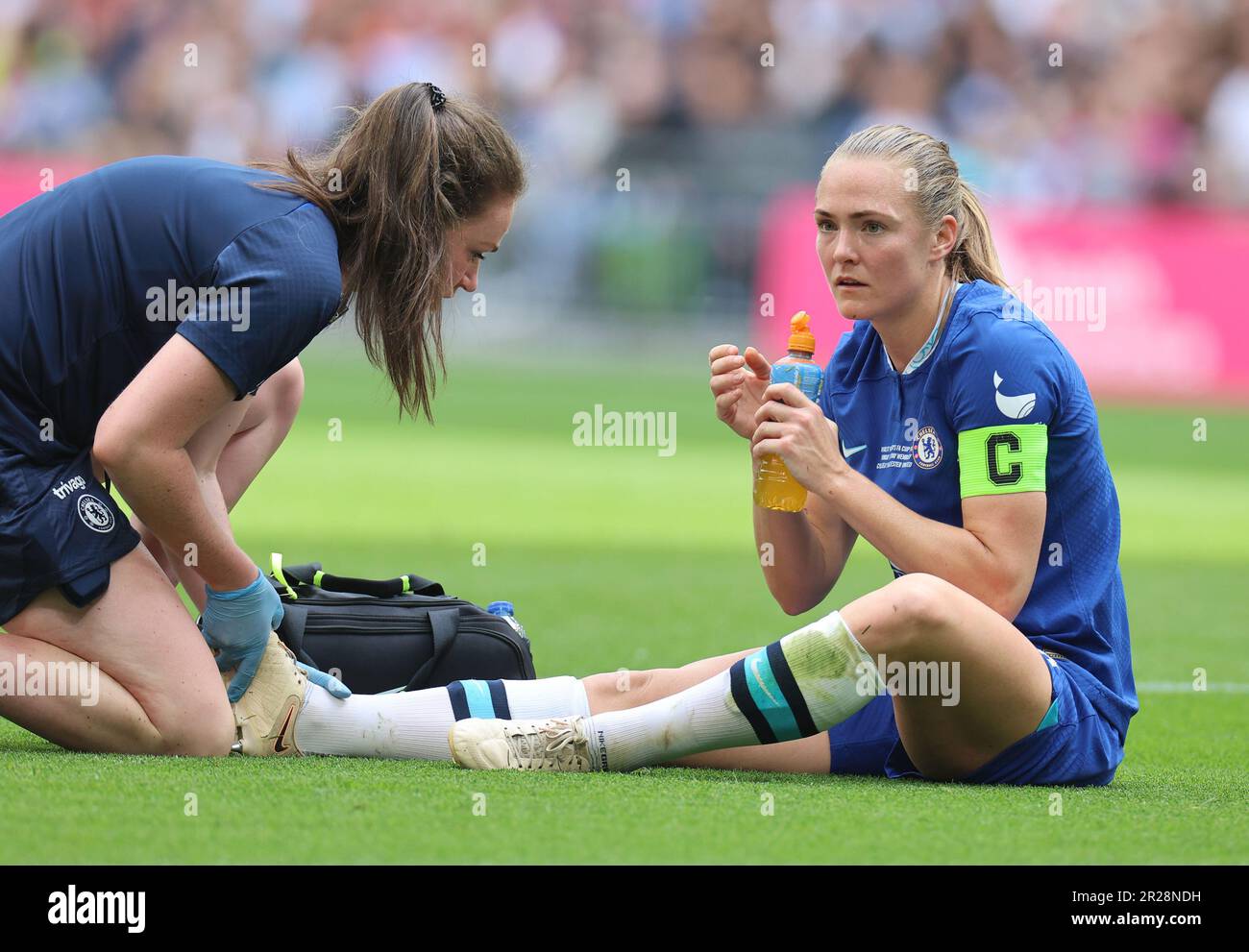 Chelsea Women Magdalena Eriksson during Vitality Women's FA Cup Final ...