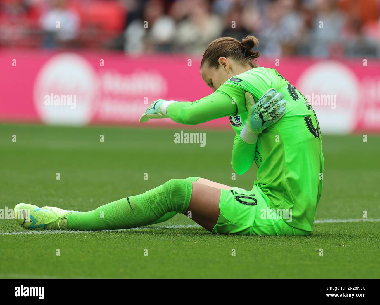 Chelsea Women Ann-Katrin Berger during Vitality Women's FA Cup Final ...