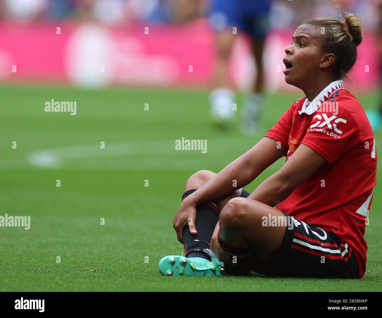 Nokita PARRIS of Manchester United Women during Vitality Women's FA Cup ...