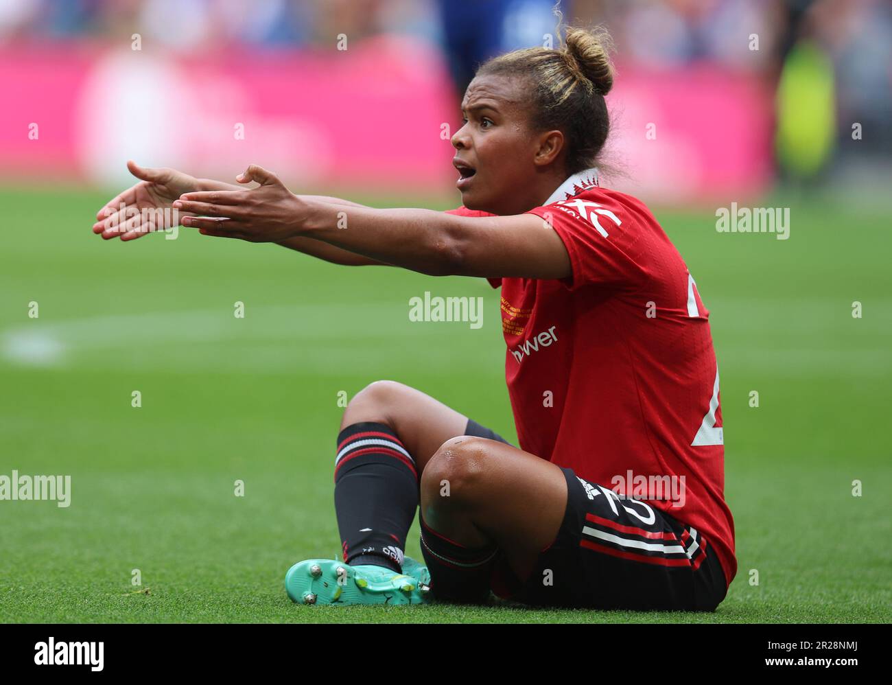 Nokita PARRIS of Manchester United Women during Vitality Women's FA Cup ...