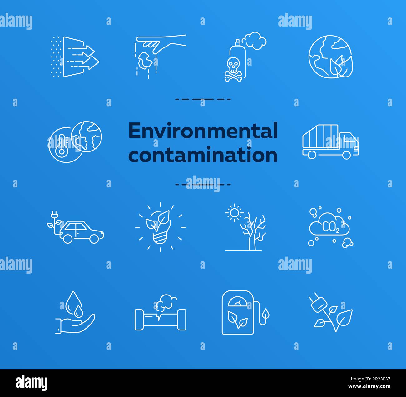 Environment line icons Stock Vector Image & Art - Alamy
