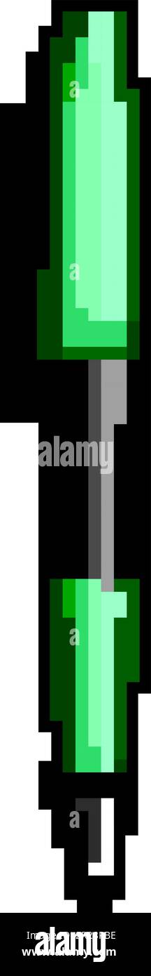 business pen game pixel art vector illustration Stock Vector Image ...