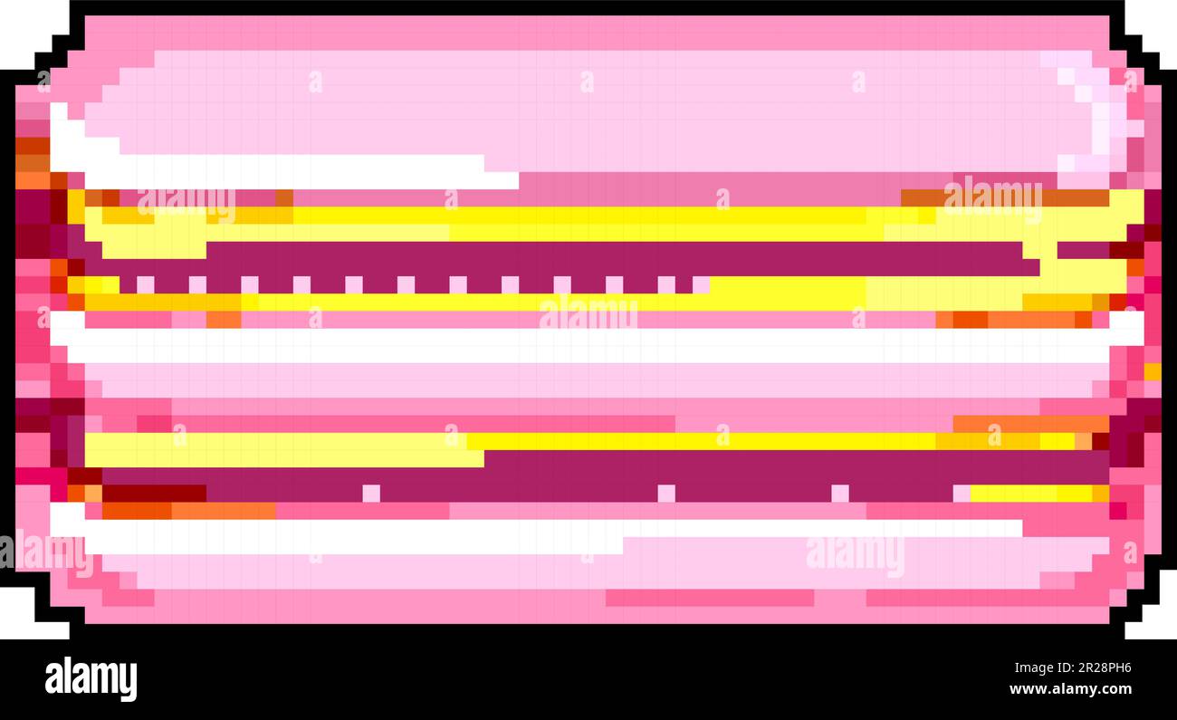 pen pencil case game pixel art vector illustration Stock Vector Image ...