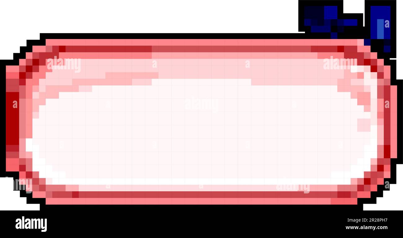 stationery pencil case game pixel art vector illustration Stock Vector ...