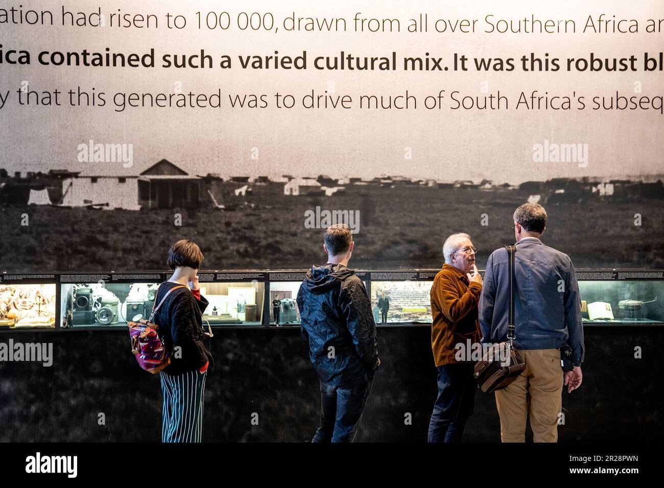 Johannesburg, South Africa. 17th May, 2023. People visit the Apartheid ...