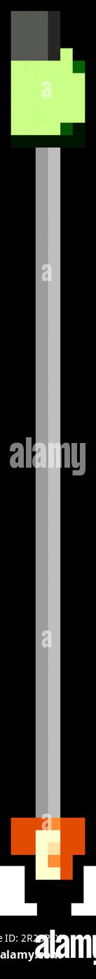 draw pencil game pixel art vector illustration Stock Vector Image & Art ...