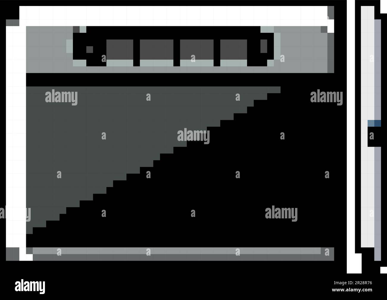 gadget pen display game pixel art vector illustration Stock Vector ...