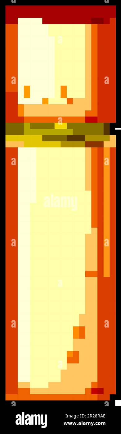 stationery pencil case game pixel art vector illustration Stock Vector ...