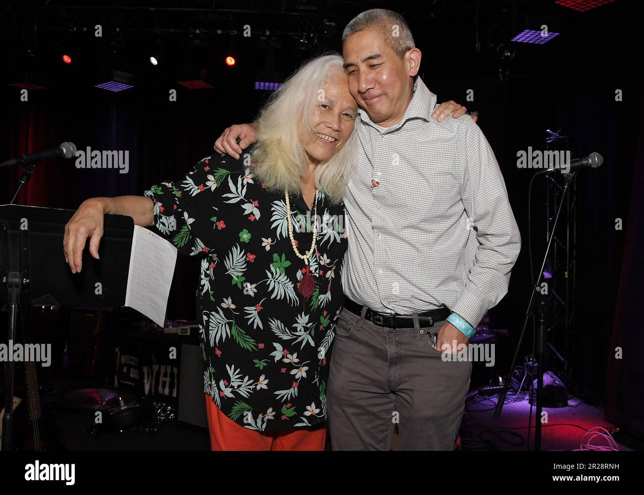 Los Angeles, USA. 17th May, 2023. (L-R) June Millington of FANNY and ...