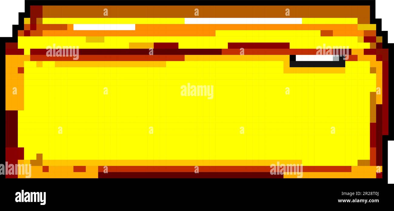 office pencil case game pixel art vector illustration Stock Vector ...
