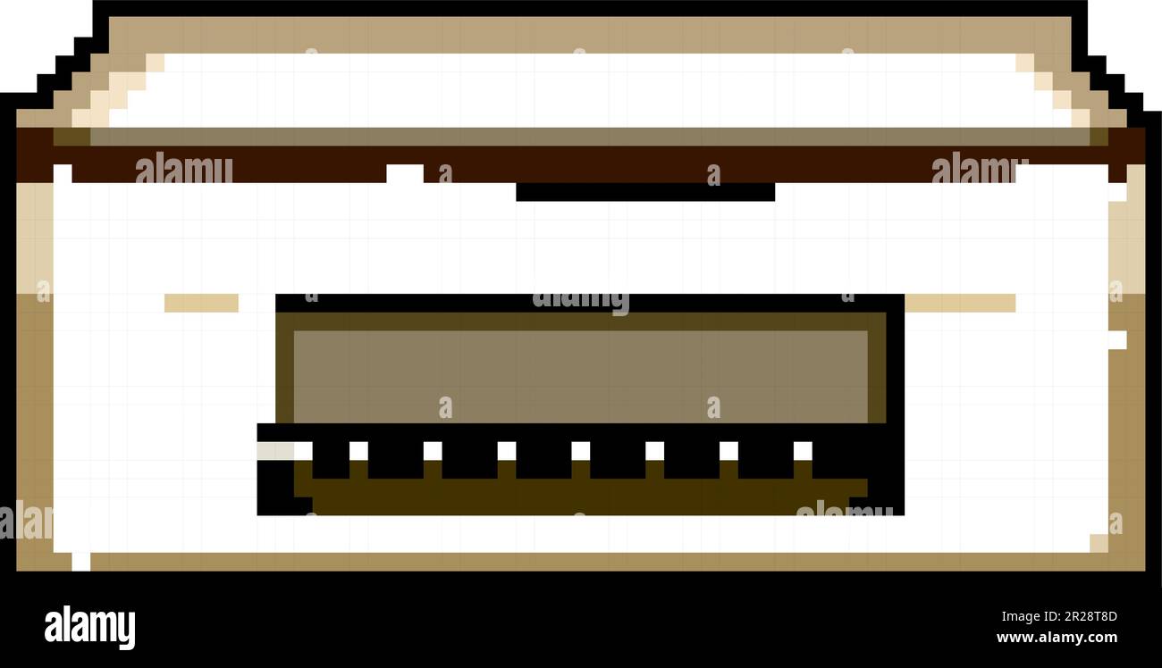 laser photo printer game pixel art vector illustration Stock Vector ...