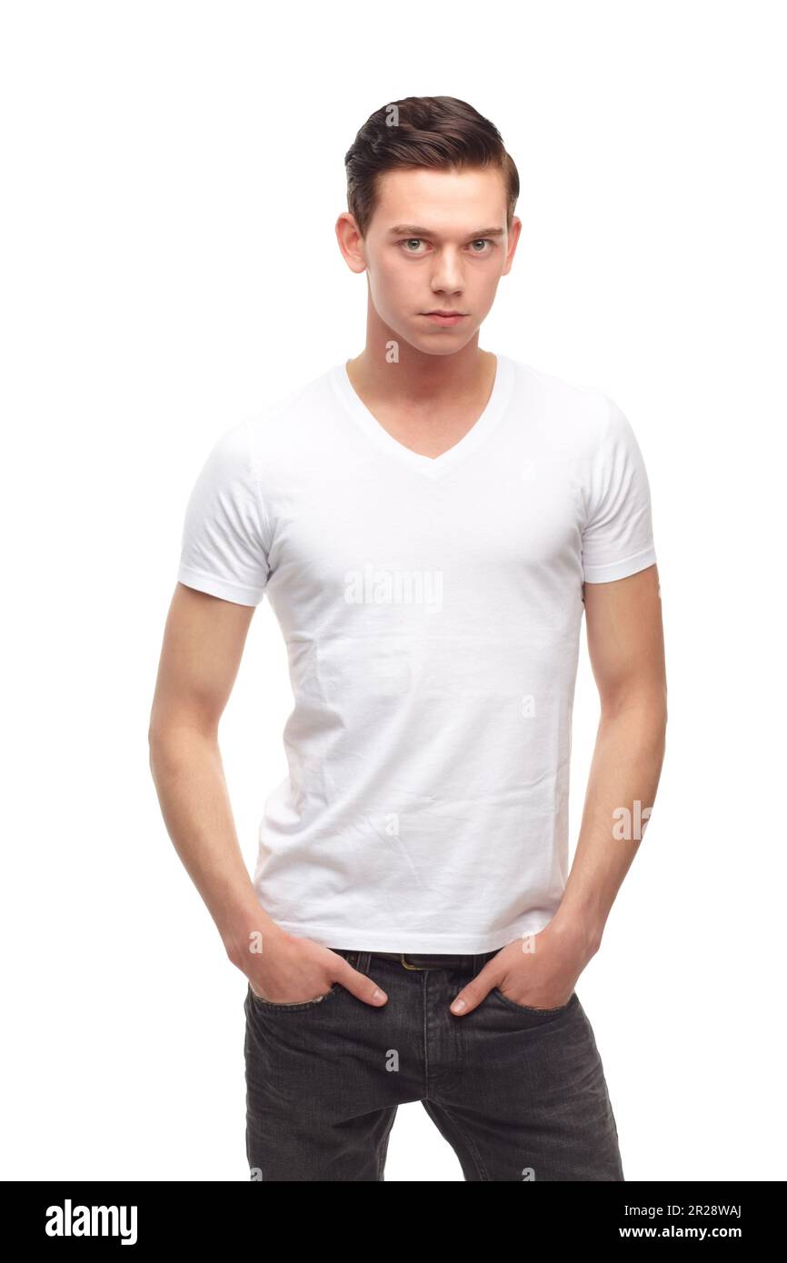 Fashion, serious and portrait of man in studio for confident, cool and ...