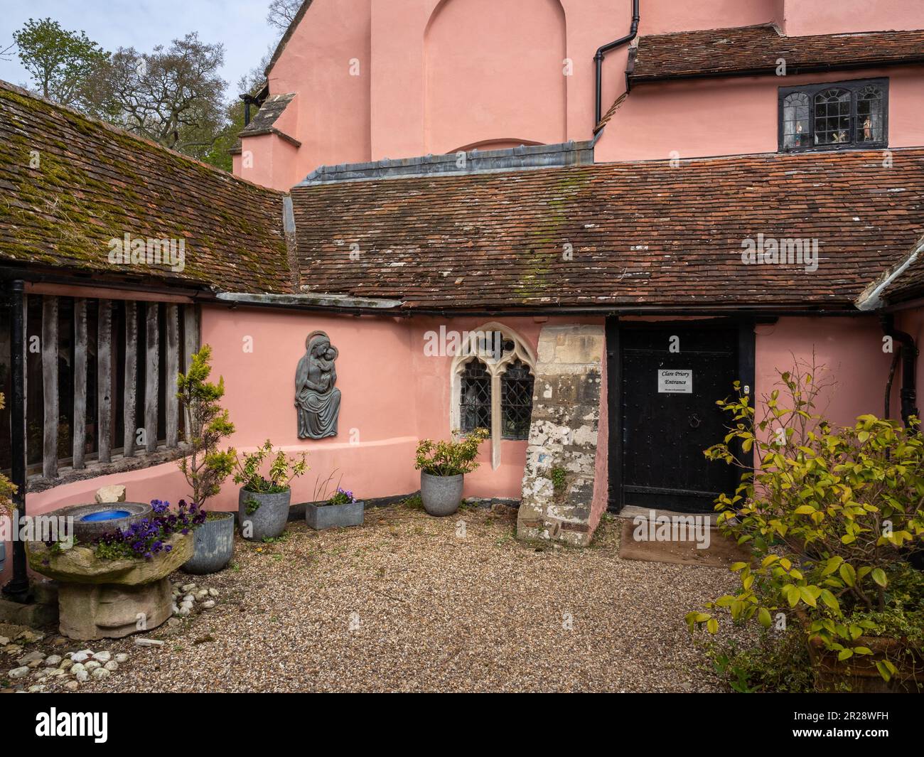 Clare Priory, said to be one of the oldest religious houses in England ...