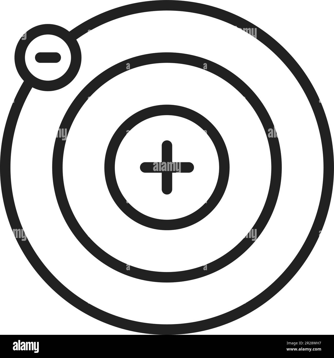 Proton icon vector image Stock Vector Image & Art - Alamy