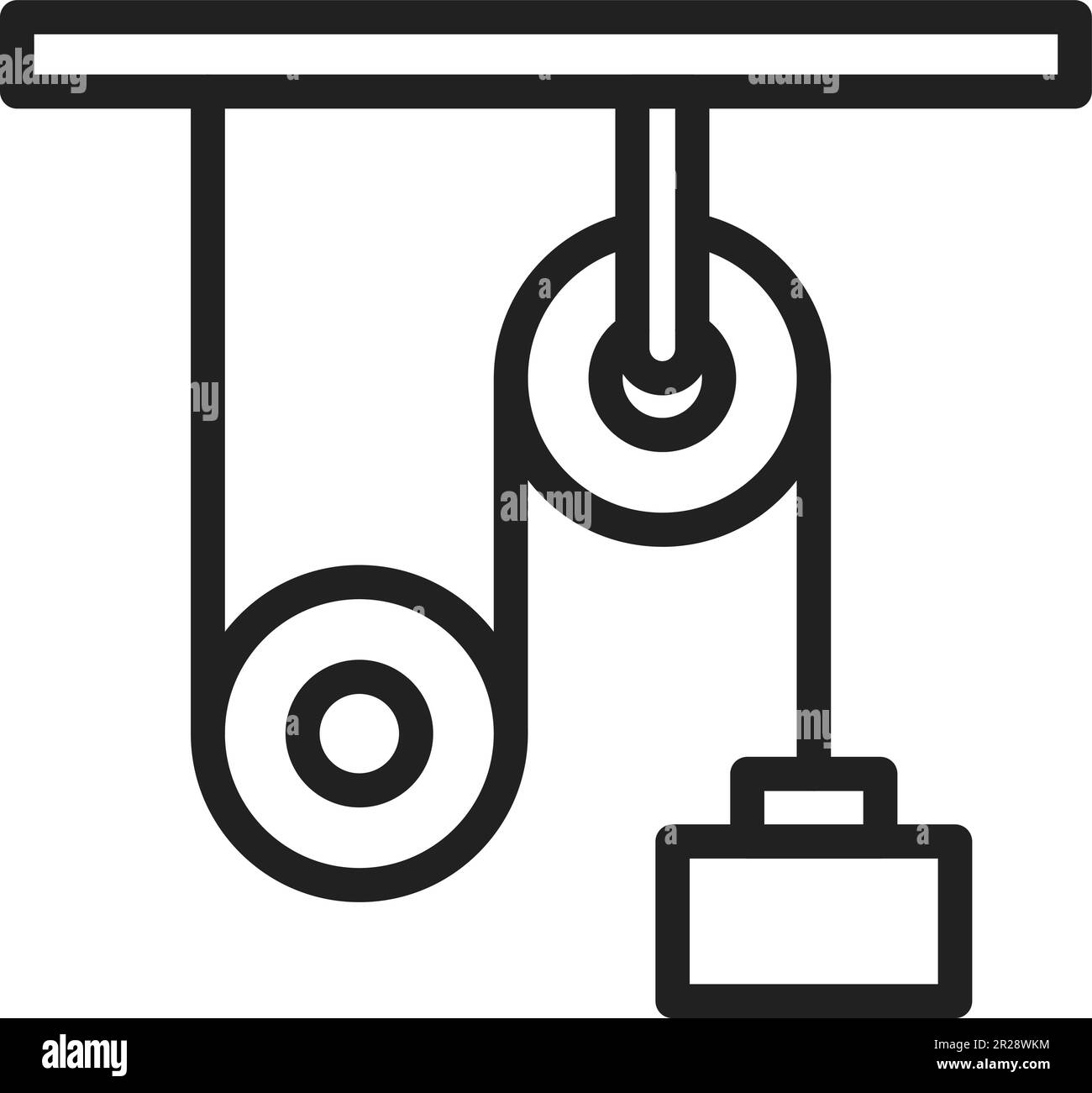 Pulley block Cut Out Stock Images & Pictures - Alamy