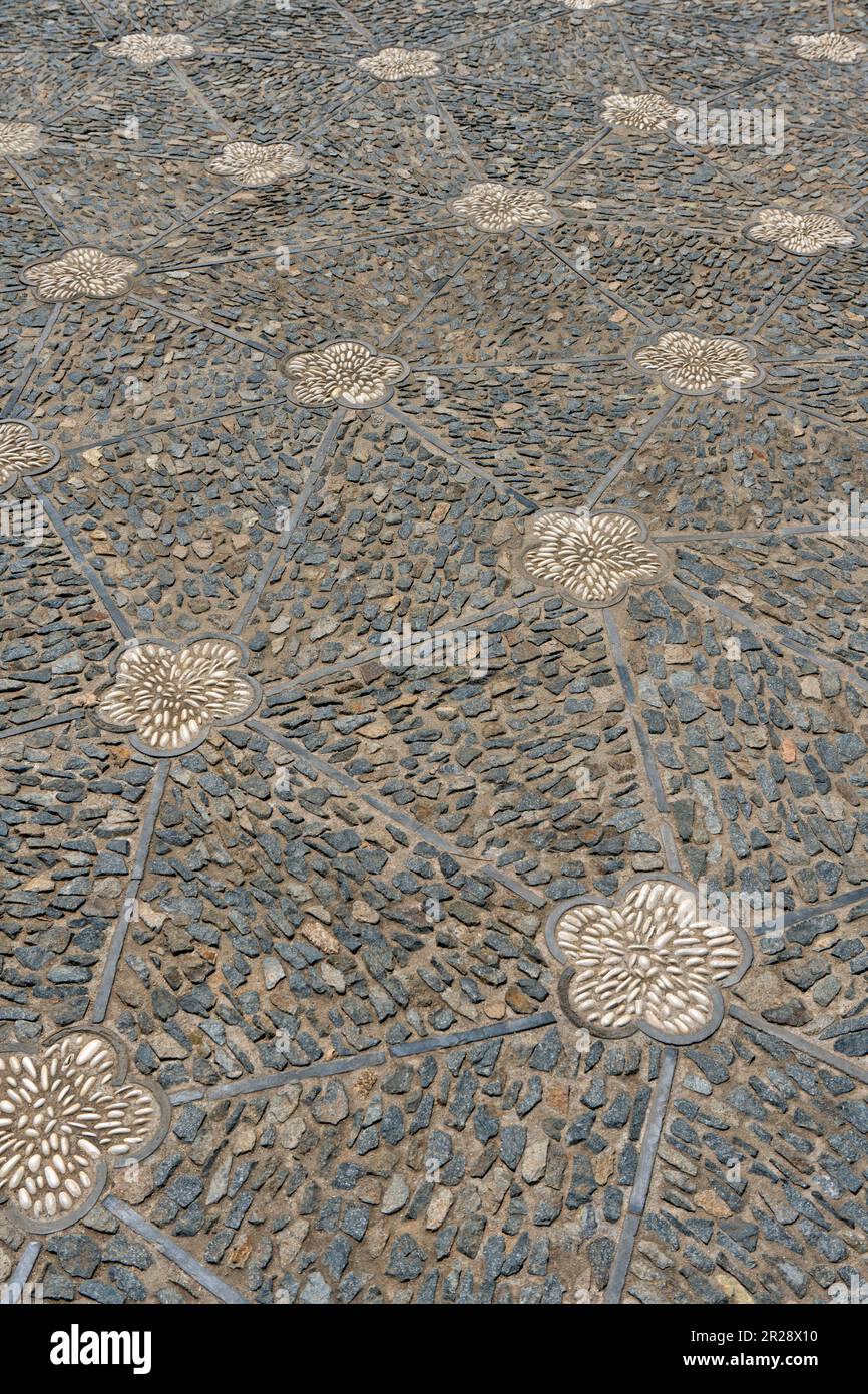 Close up of Chinese floor mosaic Stock Photo - Alamy