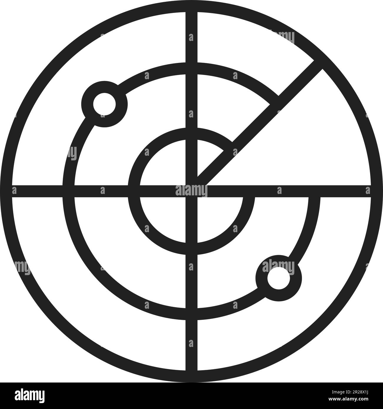 Radar icon vector image Stock Vector Image & Art - Alamy