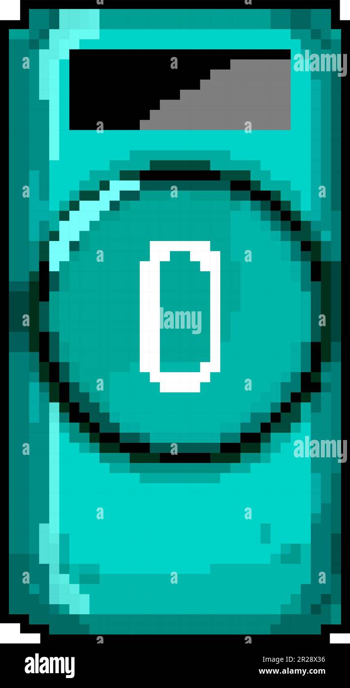 energy power bank game pixel art vector illustration Stock Vector Image ...