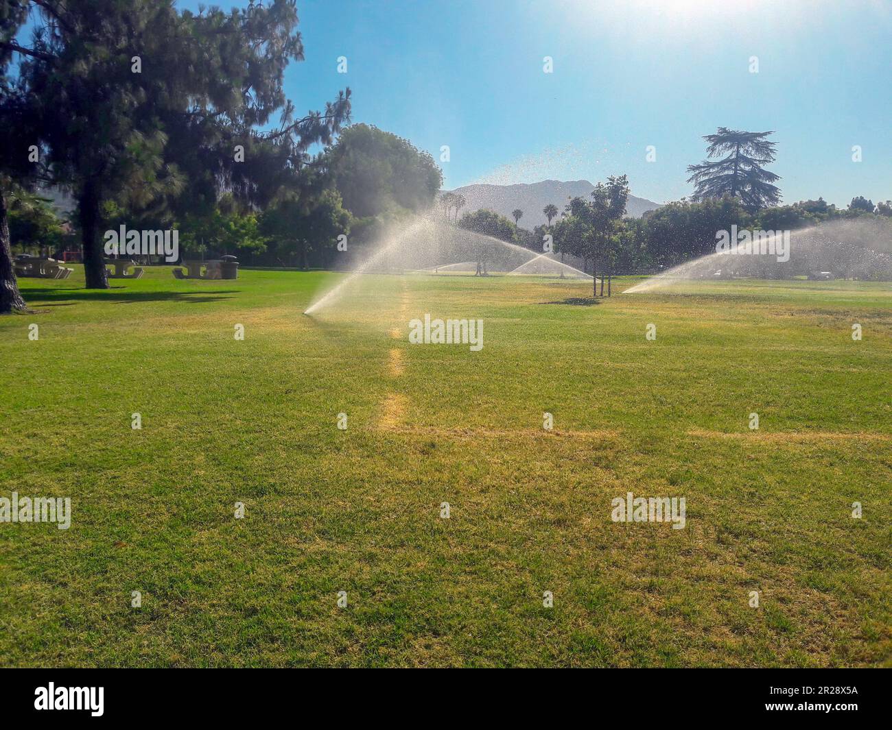Water sprinkler in garden outside hi-res stock photography and images ...