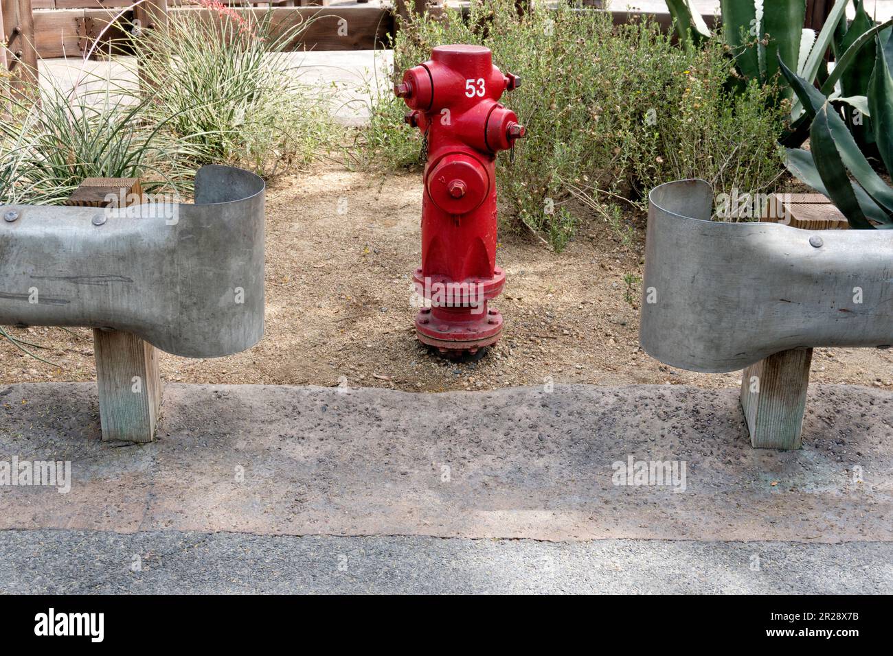 Red fire pump in hi-res stock photography and images - Alamy