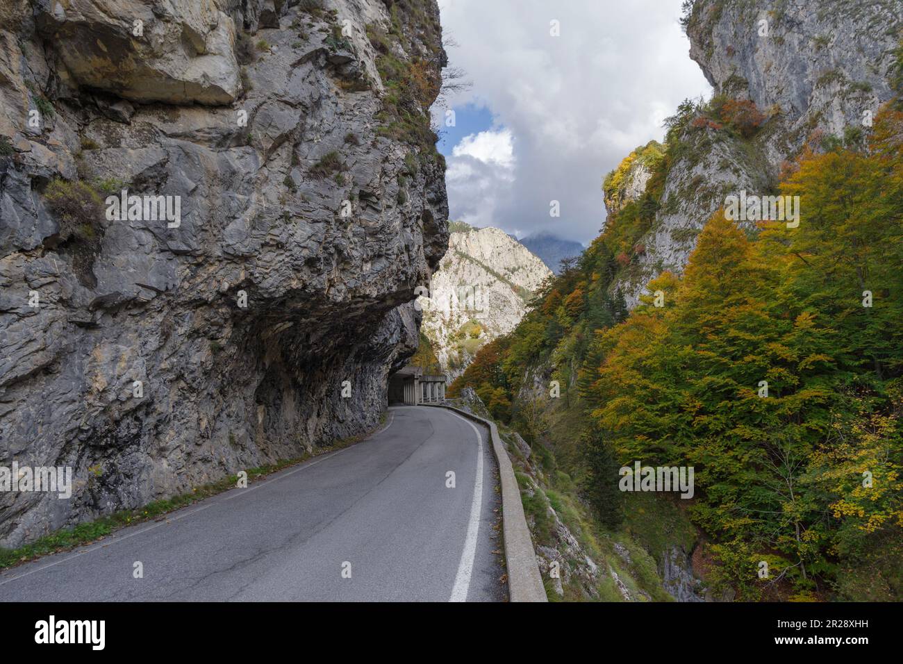 Mountain road in Ligurian Alps, Italy Stock Photo - Alamy