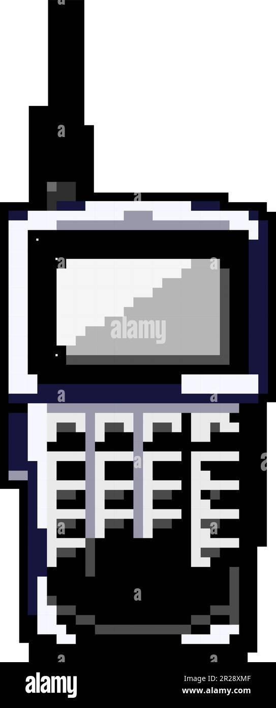 Pixel art electronic radio hi-res stock photography and images - Alamy