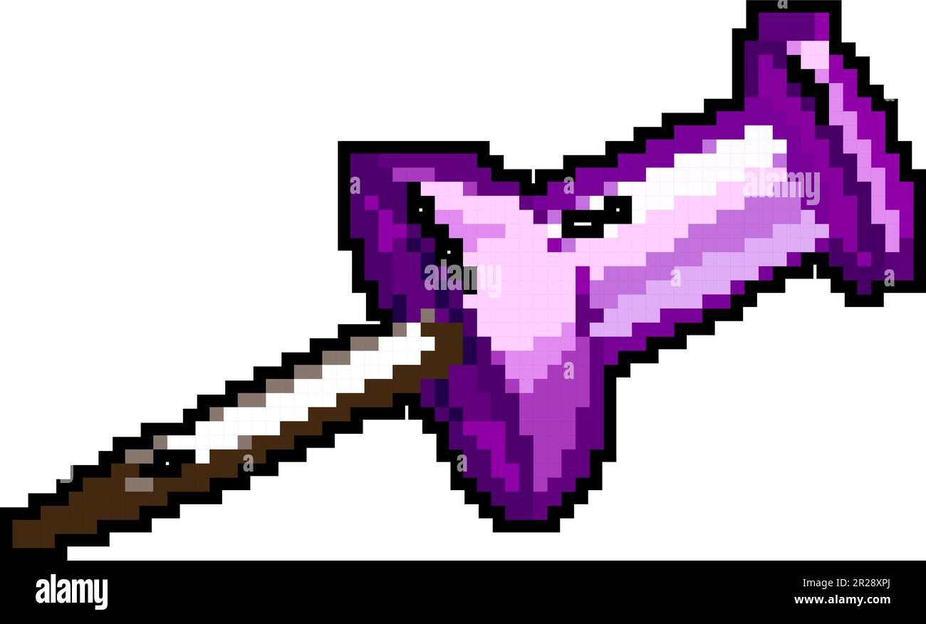 note push pin game pixel art vector illustration Stock Vector Image ...