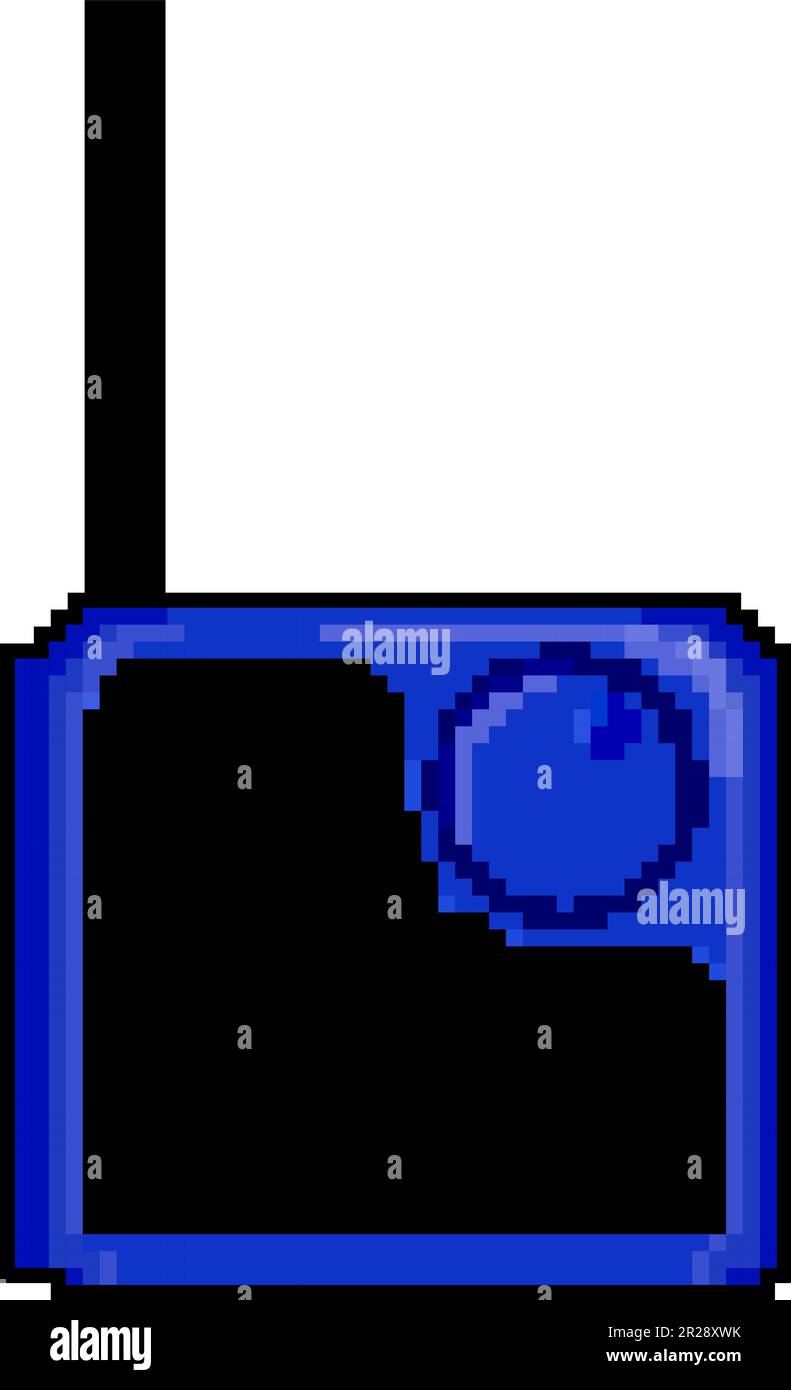 studio radio music game pixel art vector illustration Stock Vector ...