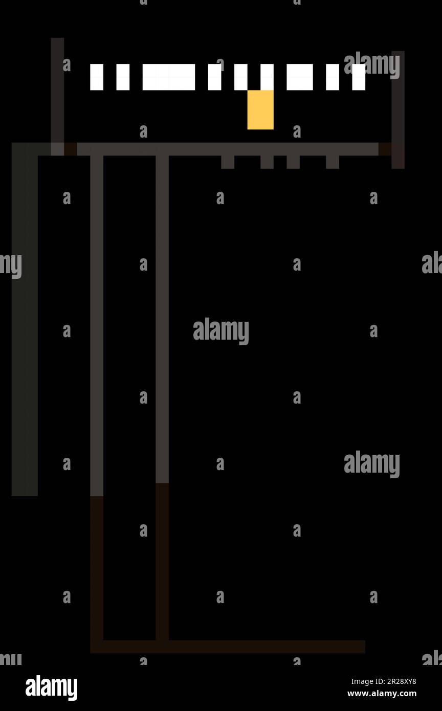 fm radio music game pixel art vector illustration Stock Vector Image ...