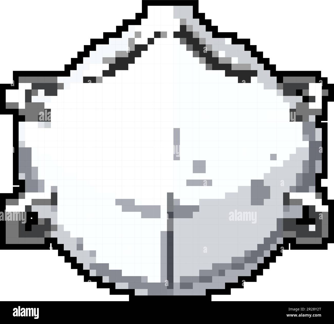 air respirator mask game pixel art vector illustration Stock Vector ...