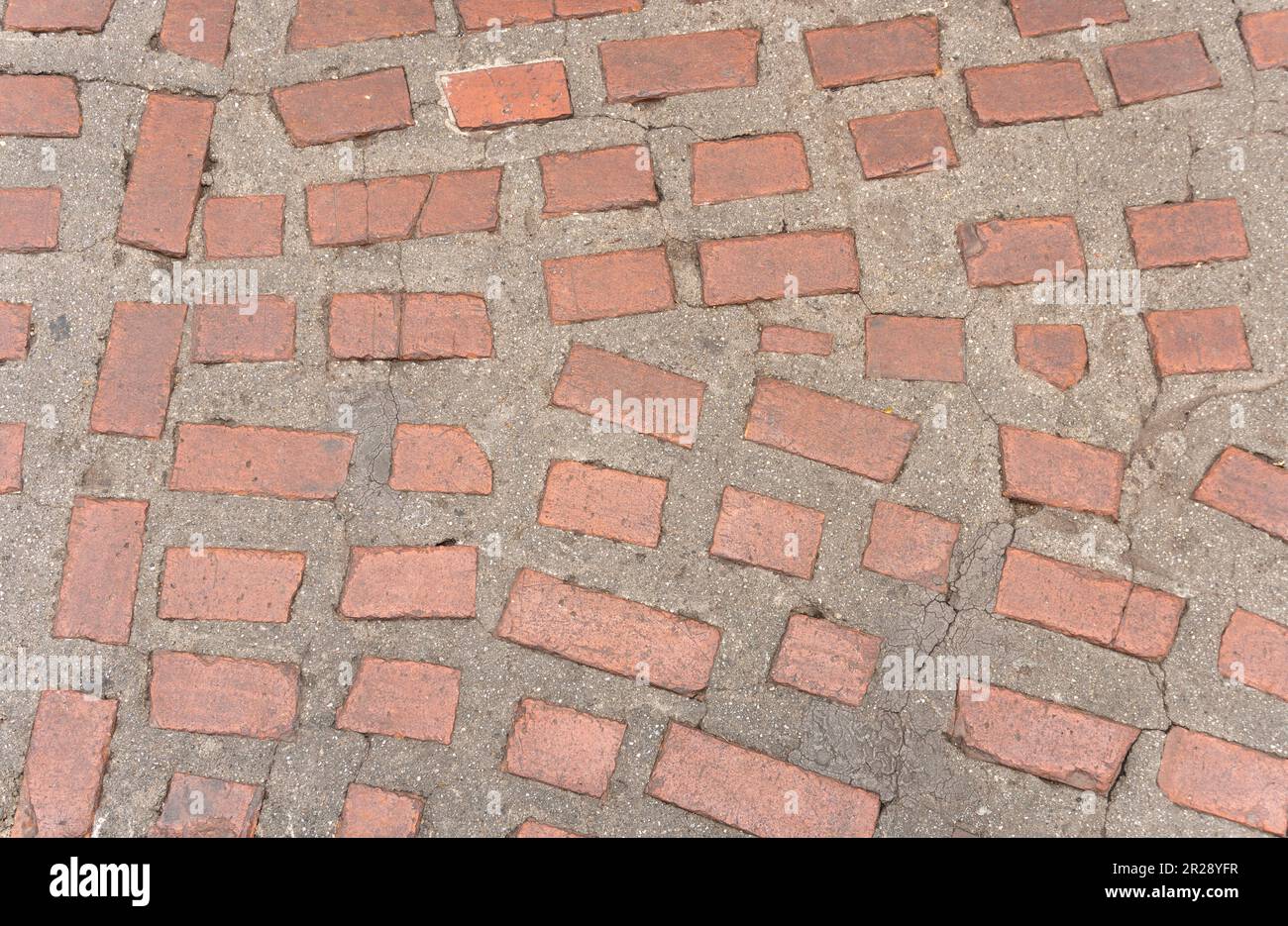 Red brick flooring Stock Photo - Alamy
