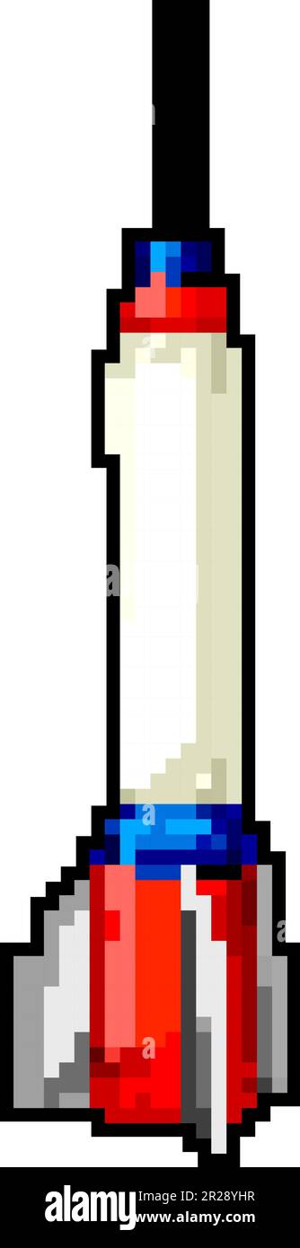 science rocket toy game pixel art vector illustration Stock Vector ...