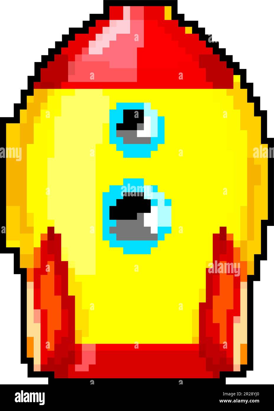 travel rocket toy game pixel art vector illustration Stock Vector Image ...