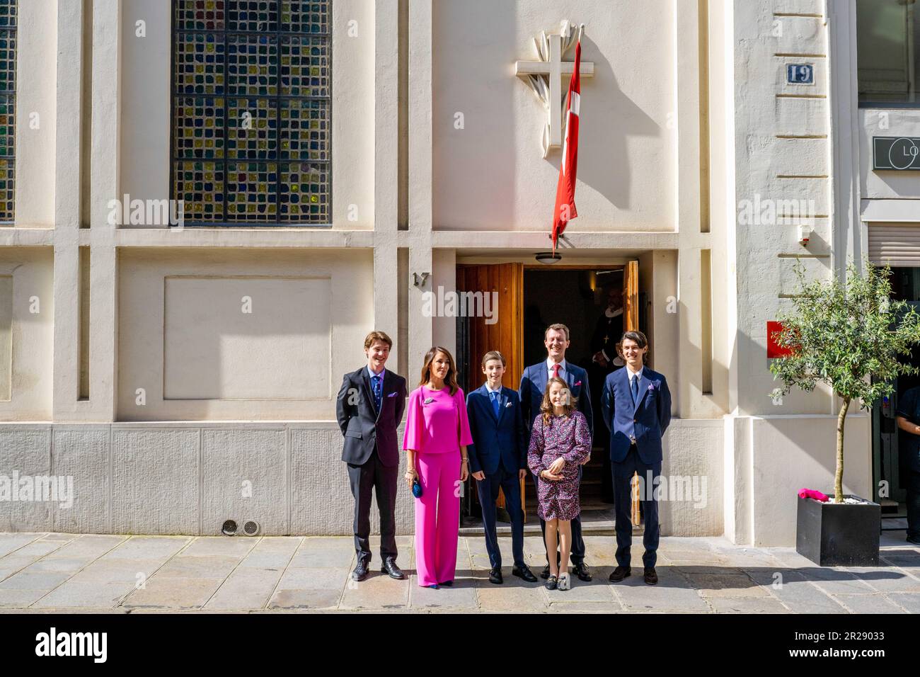 Paris, France. 18th May, 2023. Prince Joachim and Princess Marie of ...
