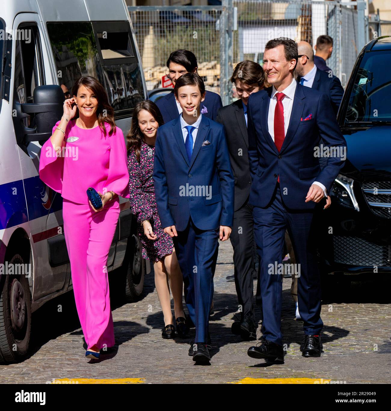 Paris, France. 18th May, 2023. Prince Joachim and Princess Marie of ...