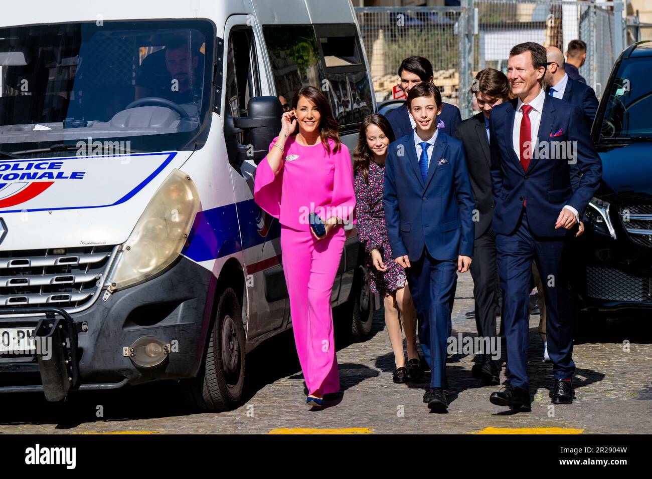 Paris, France. 18th May, 2023. Prince Joachim and Princess Marie of ...