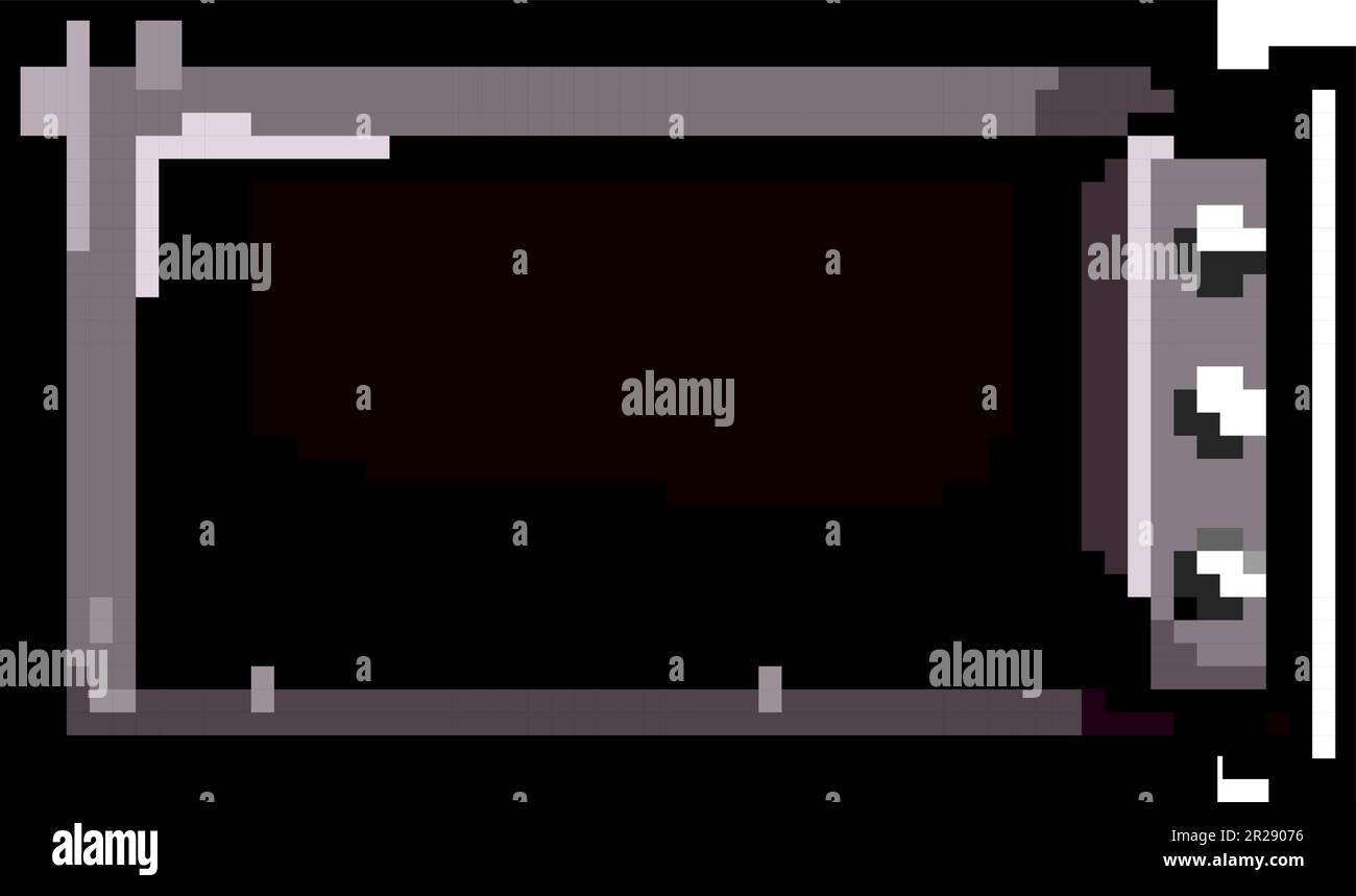 protection safe game pixel art vector illustration Stock Vector Image ...