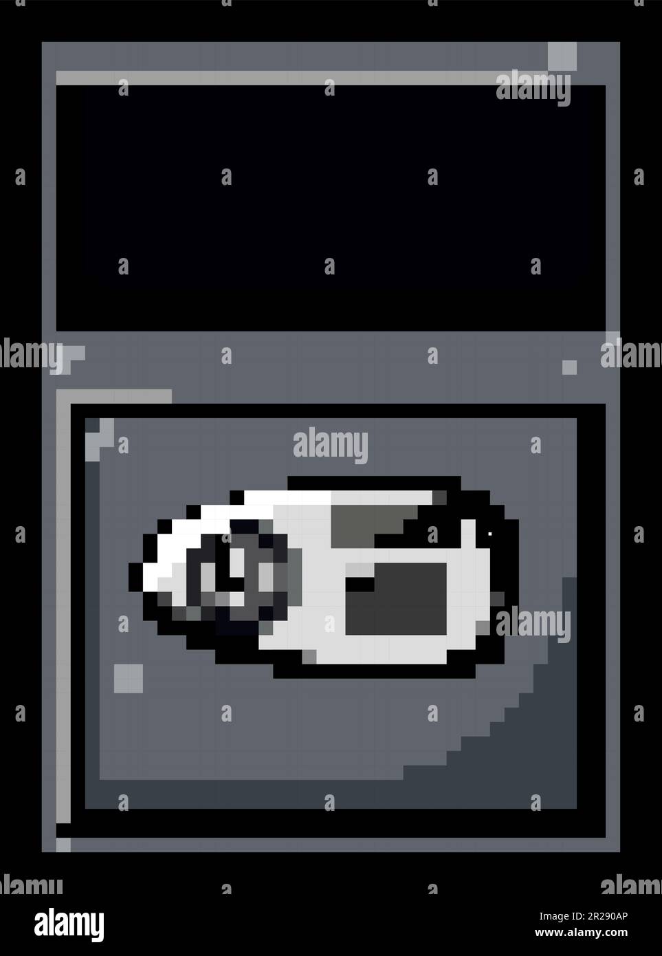 storage safe game pixel art vector illustration Stock Vector Image ...