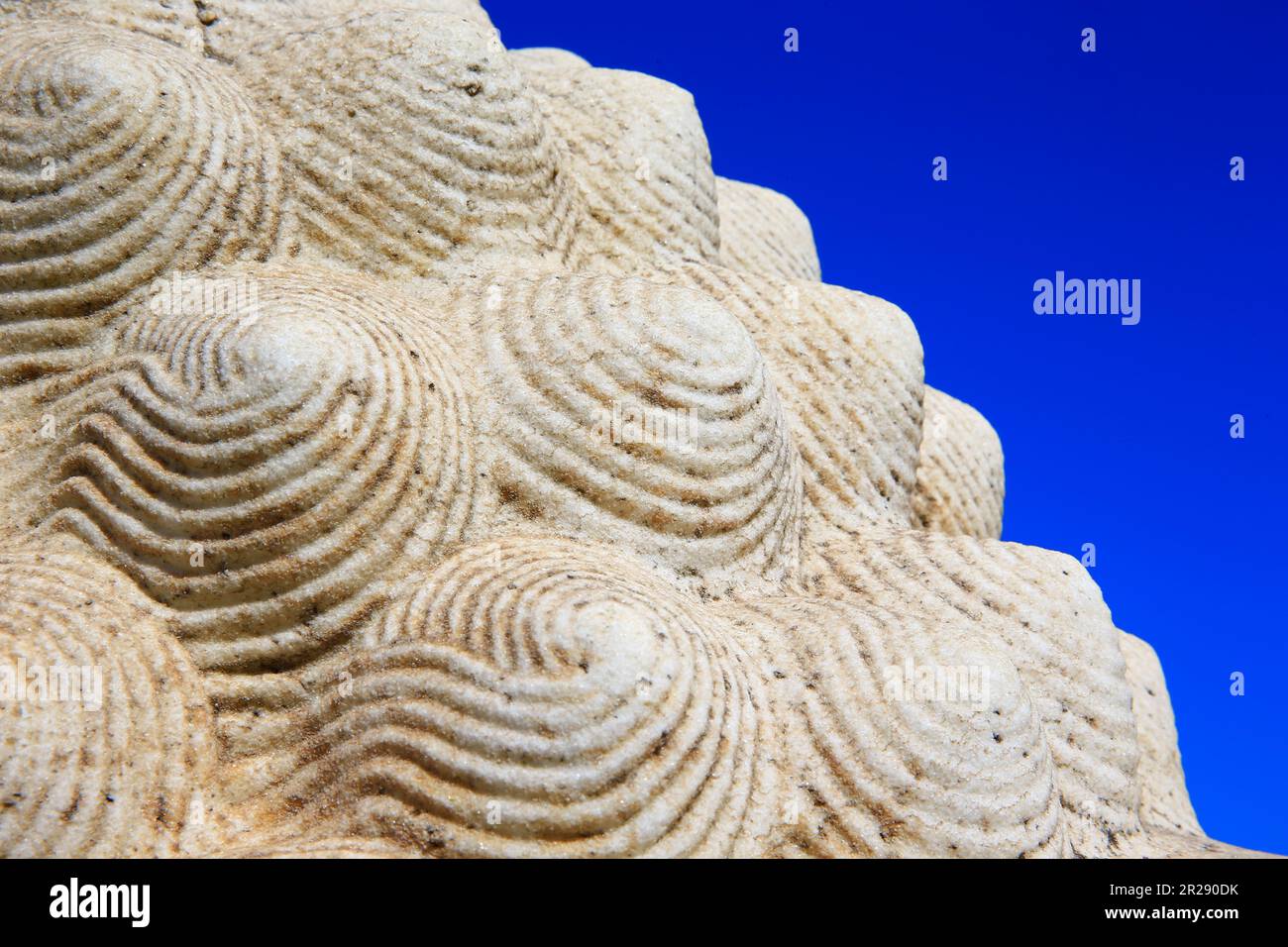 Vintage ornament on the stone. Close-up seamless texture. Stone texture ...