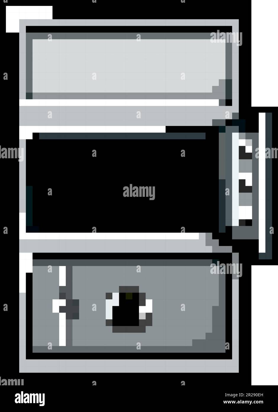 deposit safe game pixel art vector illustration Stock Vector Image ...