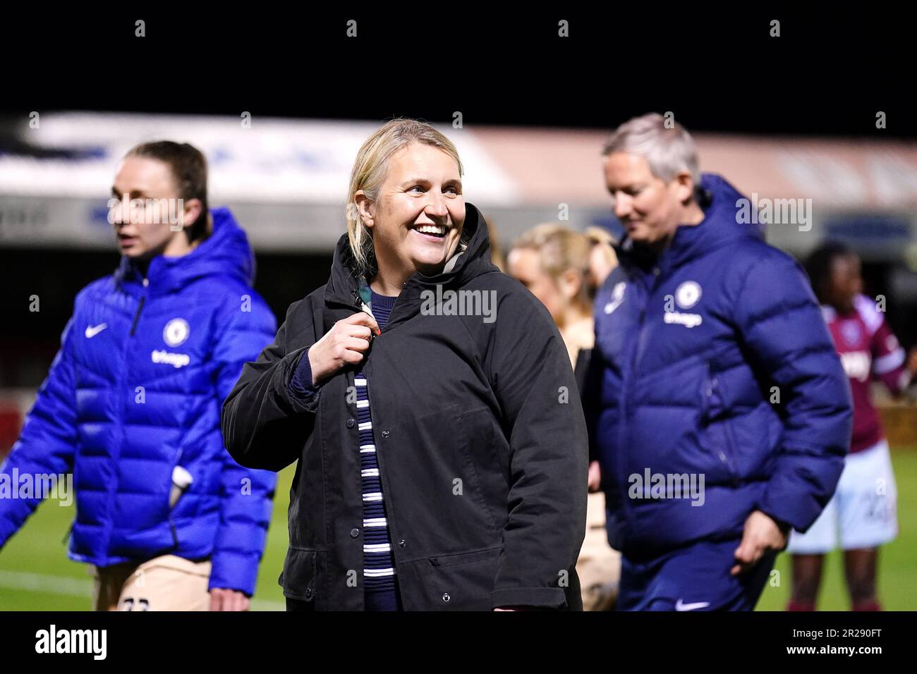 Chelsea manager Emma Hayes after the Barclays Women's Super League ...