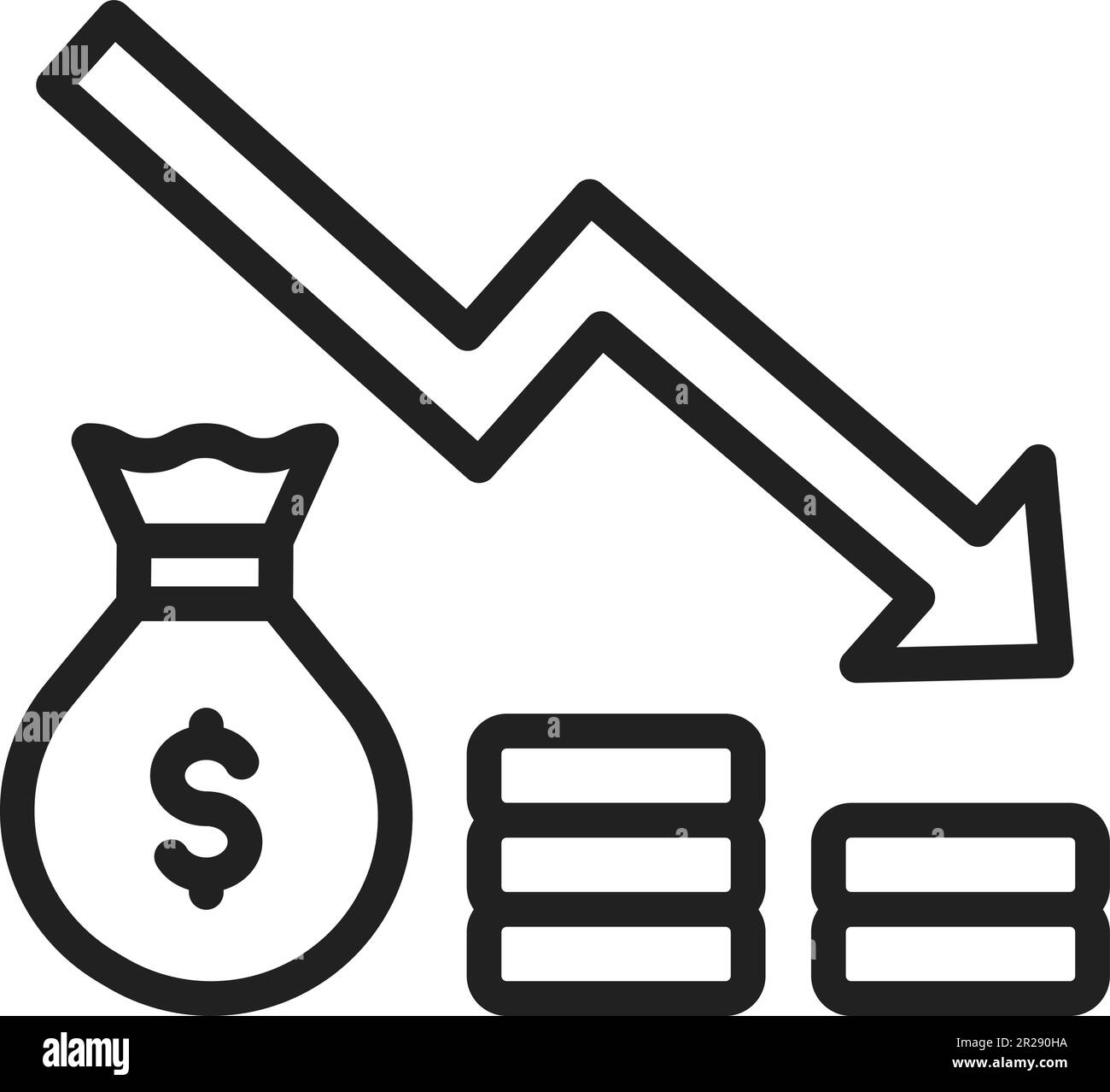 Recession symbol Black and White Stock Photos & Images - Alamy