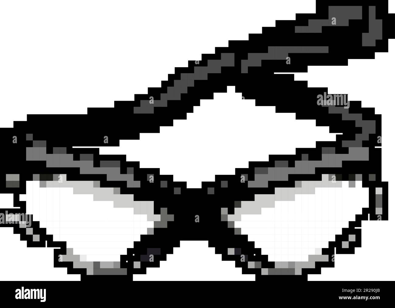 construction safety glasses game pixel art vector illustration Stock ...