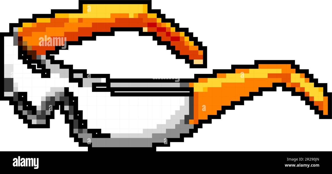 safe safety glasses game pixel art vector illustration Stock Vector ...