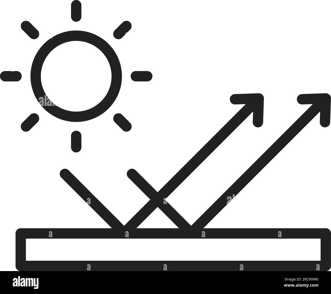 Reflection icon vector image Stock Vector Image & Art - Alamy