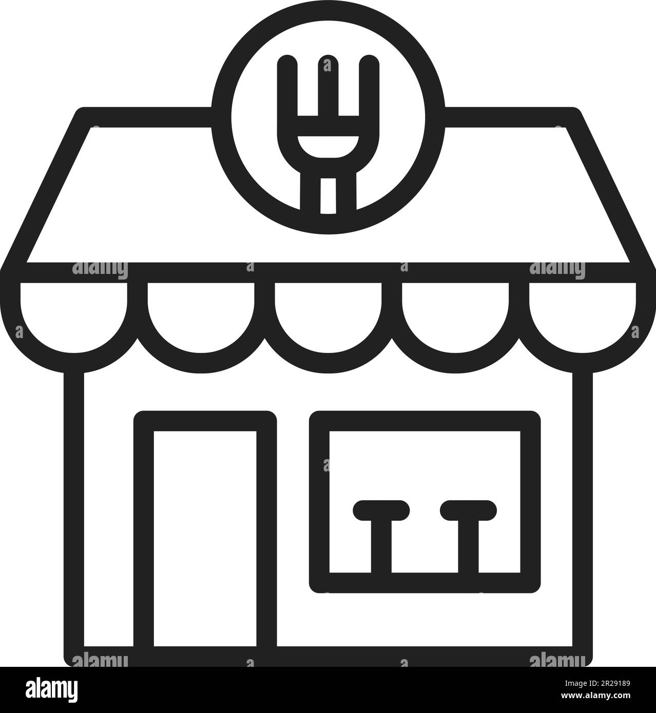 Restaurant icon vector image Stock Vector Image & Art - Alamy
