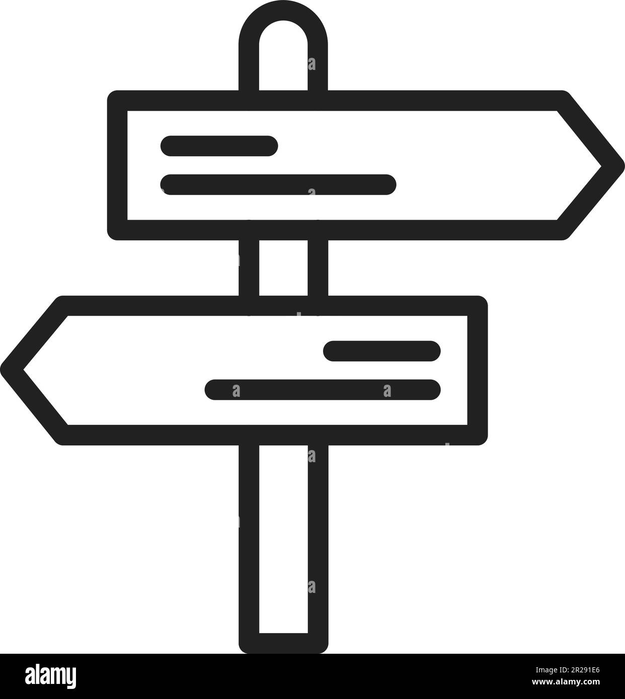 Road Sign icon vector image Stock Vector Image & Art - Alamy