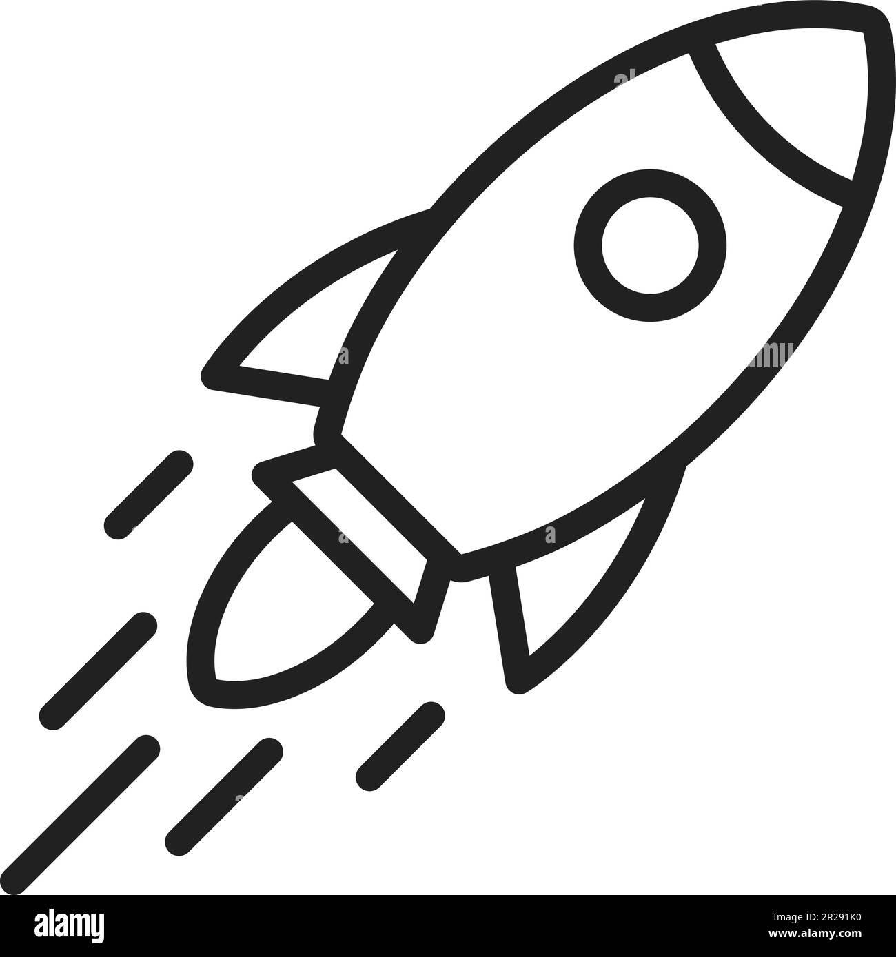 Rocket icon vector image Stock Vector Image & Art - Alamy