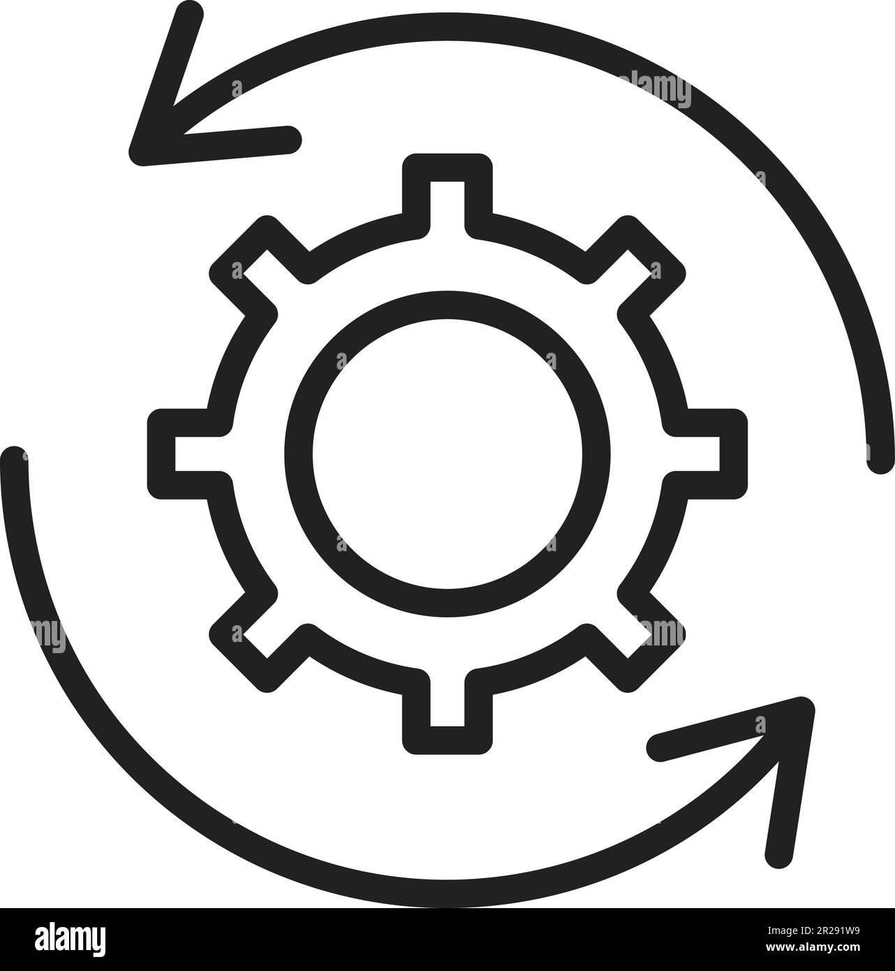 Rotate icon vector image. Suitable for mobile application web application and print media Stock ...
